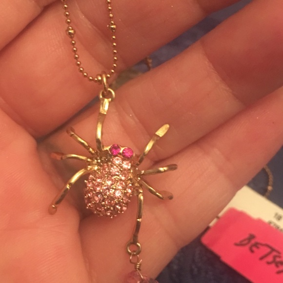 Betsey Johnson | Jewelry | Betsy Johnson Nwt Spider Necklace | Poshmark